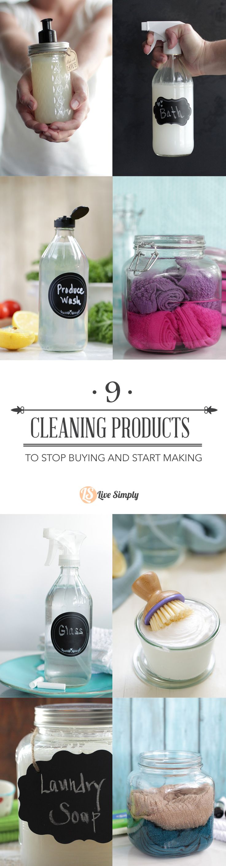 10 Homemade Cleaner Tips - Pretty Designs