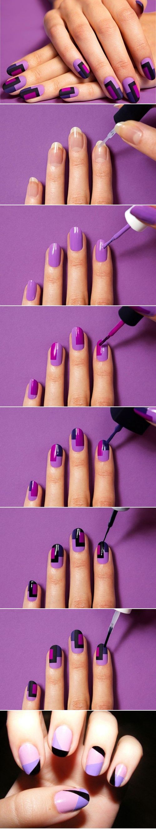 15 Amazing Step by Step Nail Tutorials - Pretty Designs