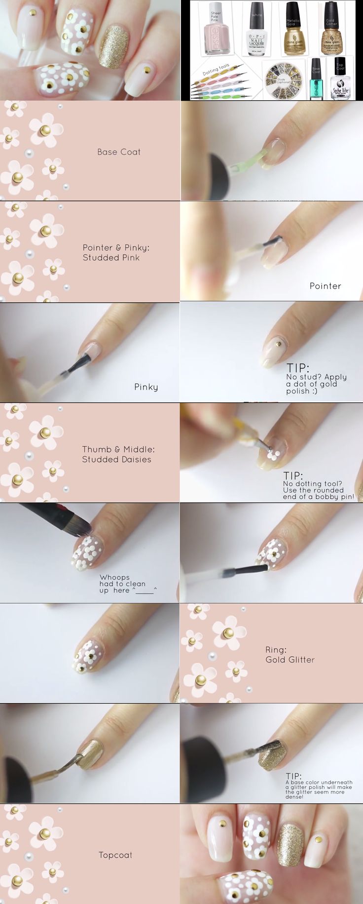 15 Amazing Step by Step Nail Tutorials - Pretty Designs