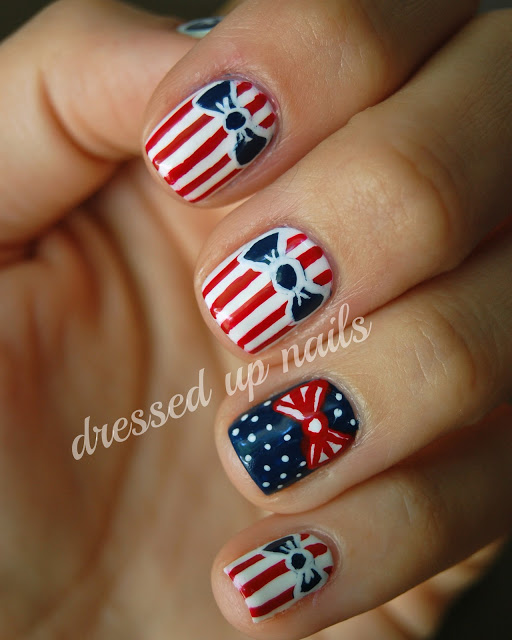 14 Amazing American Flag Inspired Nails - Pretty Designs