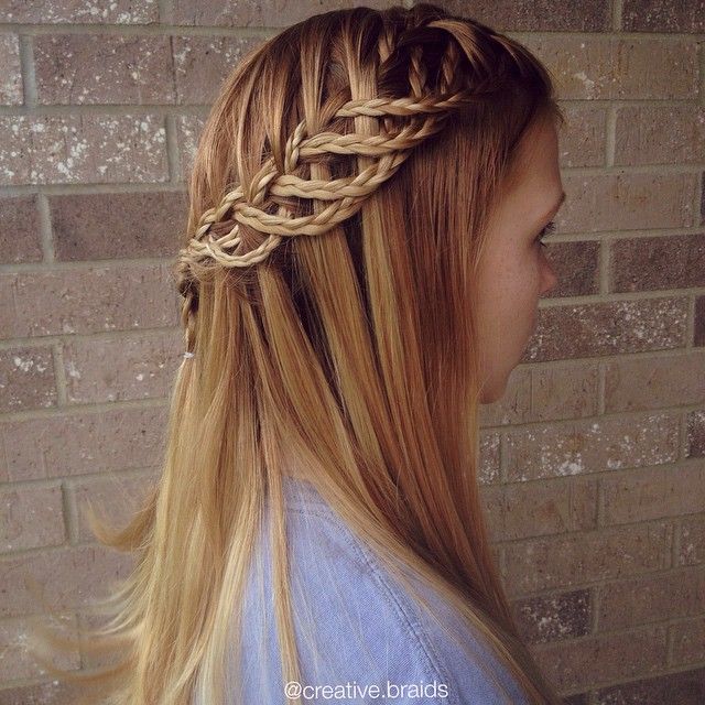 15 Stunning Waterfall Braids - Pretty Designs