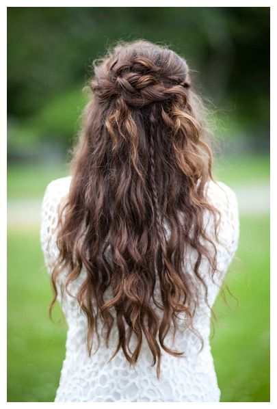 15 Beautiful Half Up Half Down Braid - Pretty Designs