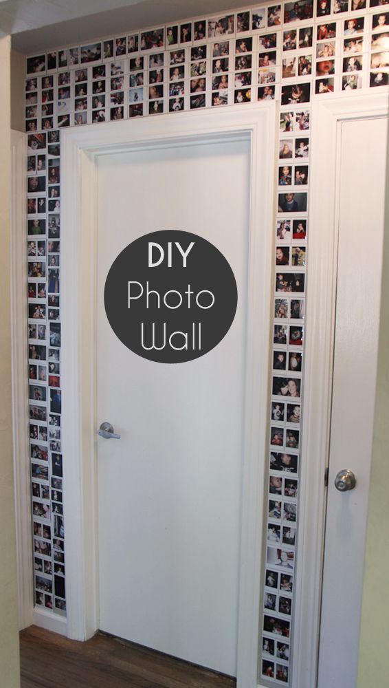 15 Ways to Make Photo Walls - Pretty Designs