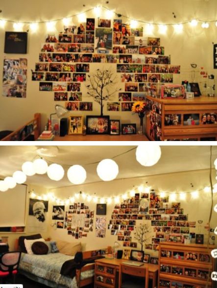 15 Ways to Make Photo Walls - Pretty Designs
