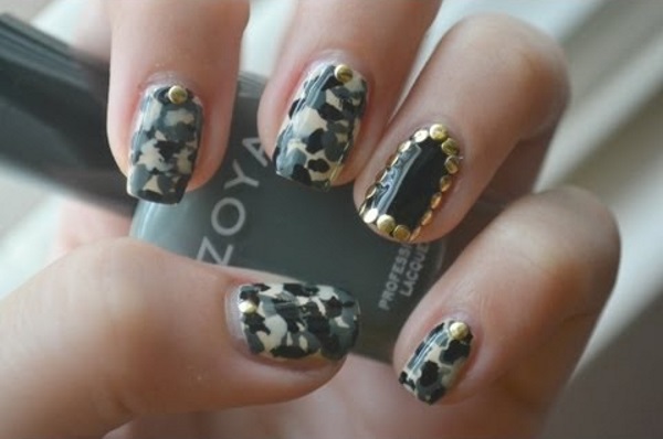 13 Pretty Camouflage Nail Designs - Pretty Designs