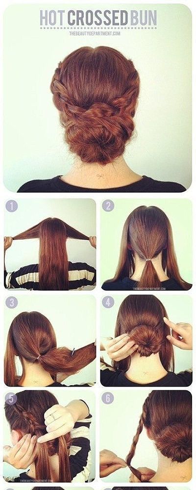 15 Braided Bun Hair Tutorials for DIY Projects - Pretty Designs