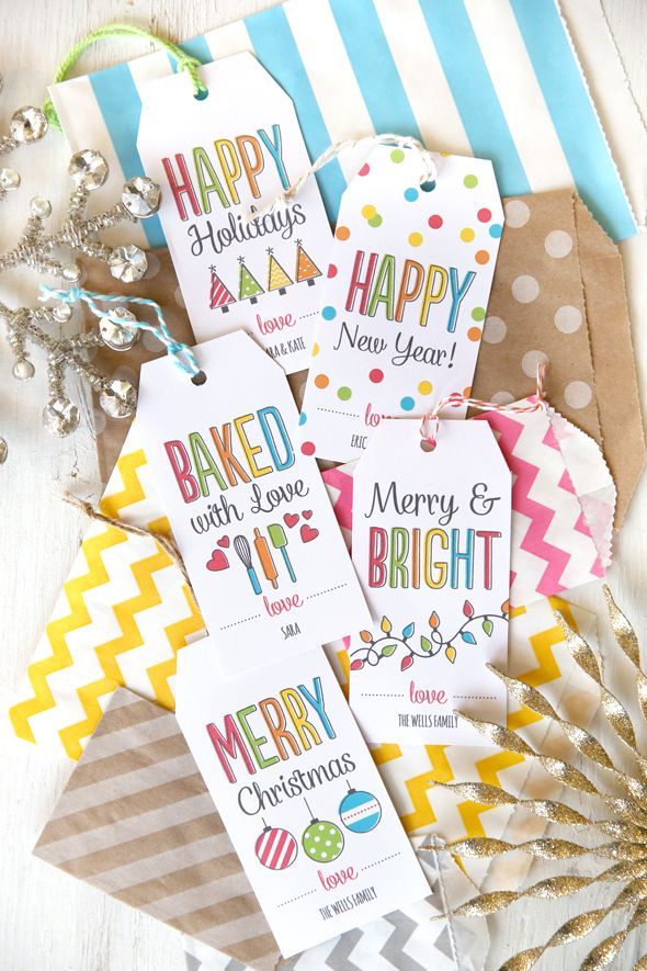 20 Ideas to Make Gift Tags - Pretty Designs