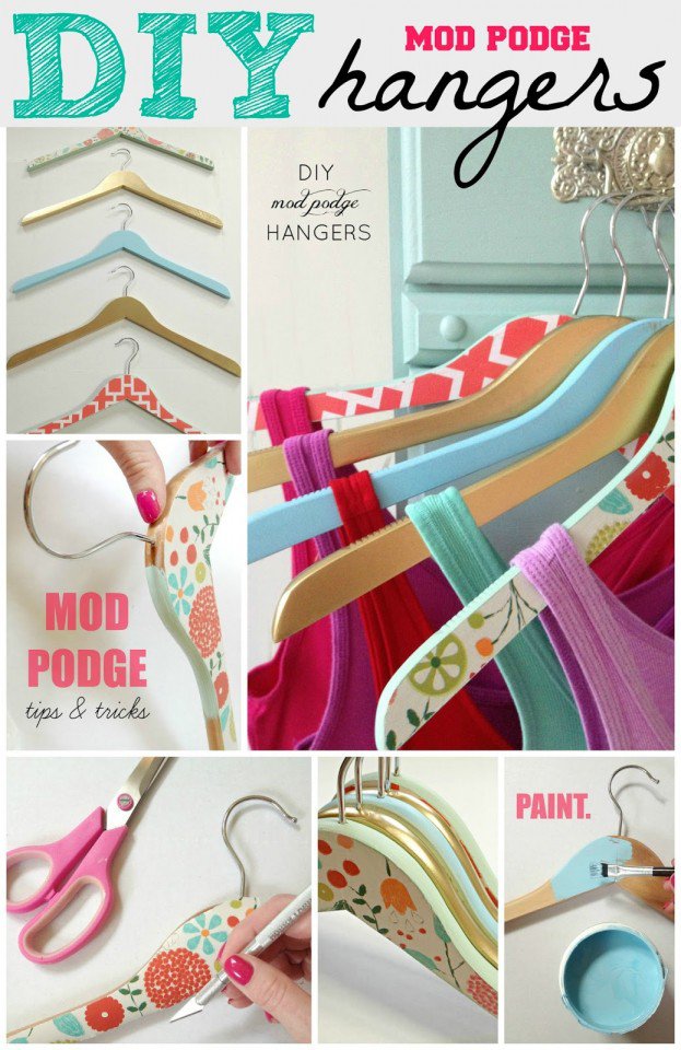 16 Great DIY Hanger Ideas - Pretty Designs