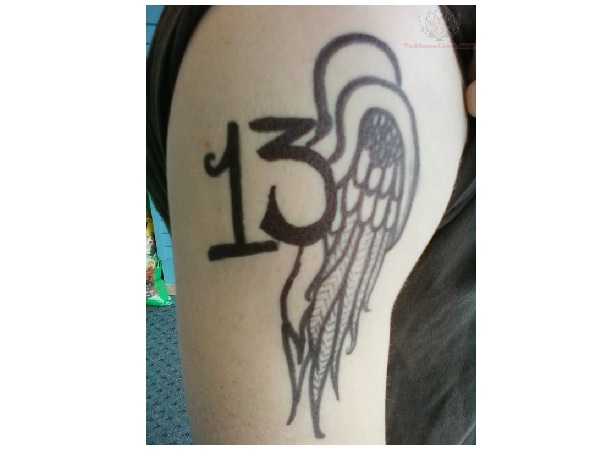 15 Cool Number 13 Tattoo Designs - Pretty Designs