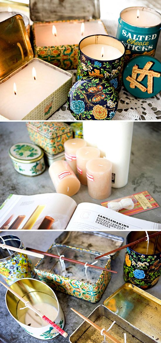 20 Homemade Candle Ideas - Pretty Designs
