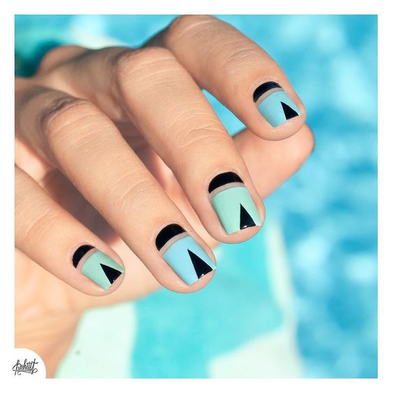 20 Inspiring Negative Space Nails - Pretty Designs