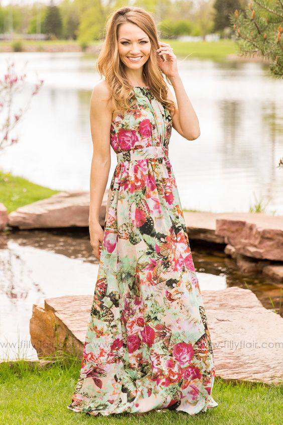 20 Gorgeous Maxi Dress Styles You won’t Miss - Pretty Designs