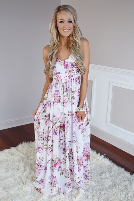 20 Gorgeous Maxi Dress Styles You won’t Miss - Pretty Designs