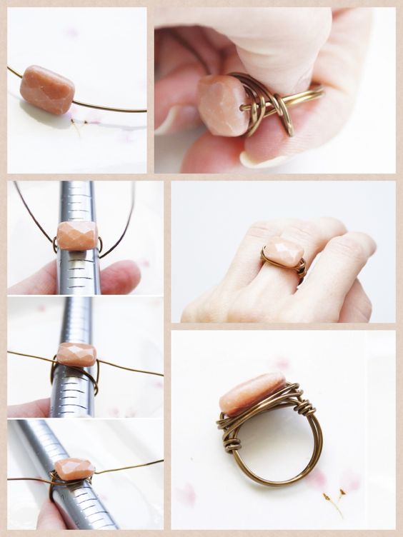 20 Easy Step by Step DIY Tutorials for Making a Ring - Pretty Designs