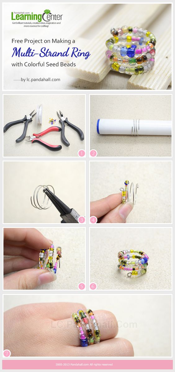 20 Easy Step by Step DIY Tutorials for Making a Ring - Pretty Designs