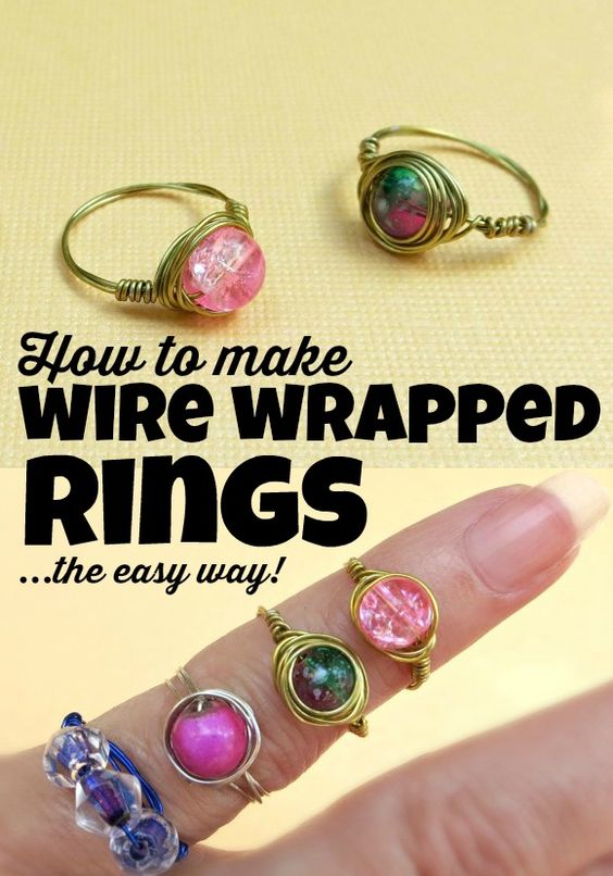 20 Easy Step by Step DIY Tutorials for Making a Ring - Pretty Designs