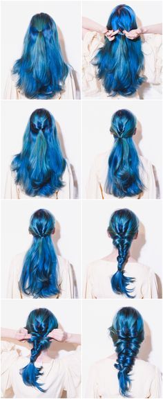 13 Step by Step Hair Tutorials to Style a Mermaid Braid - Pretty Designs