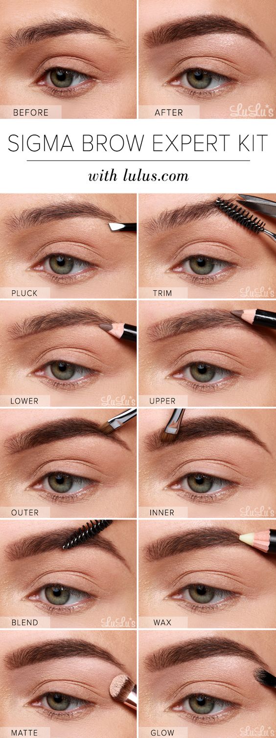 10 Ways to Get Pretty Eye Brows - Pretty Designs