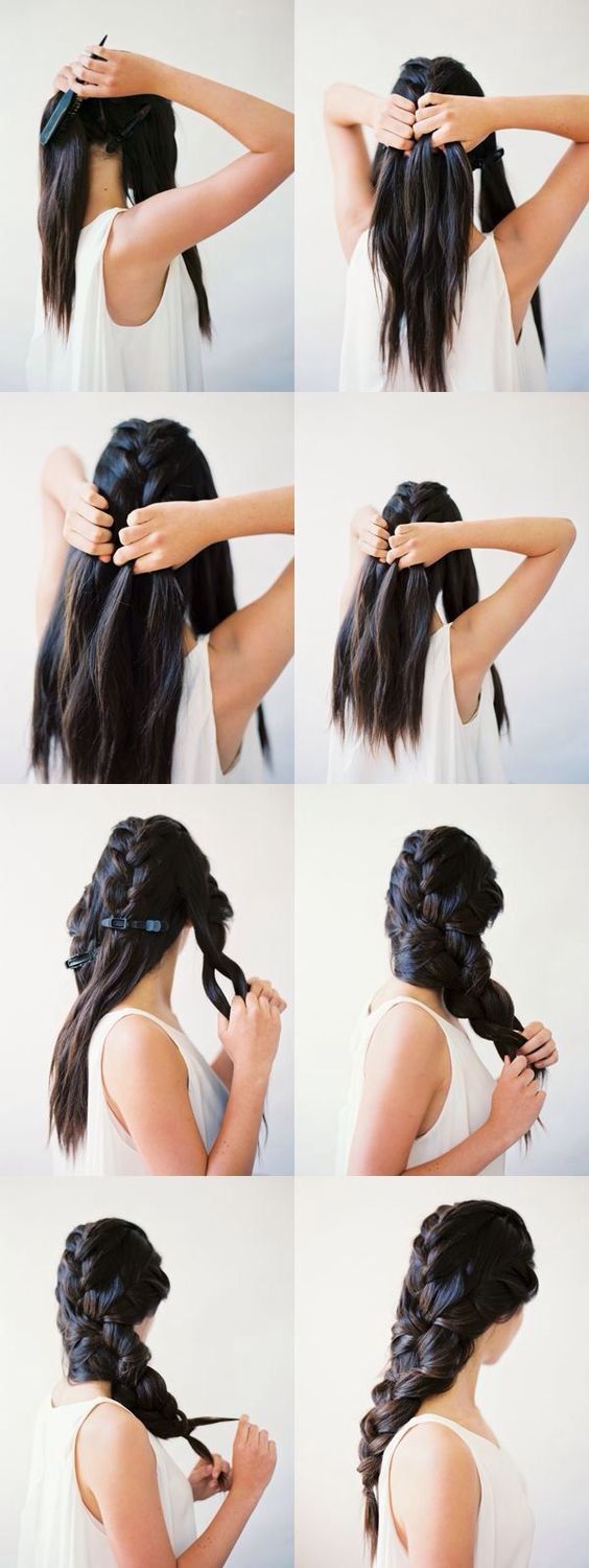 13 Step by Step Hair Tutorials to Style a Mermaid Braid - Pretty Designs