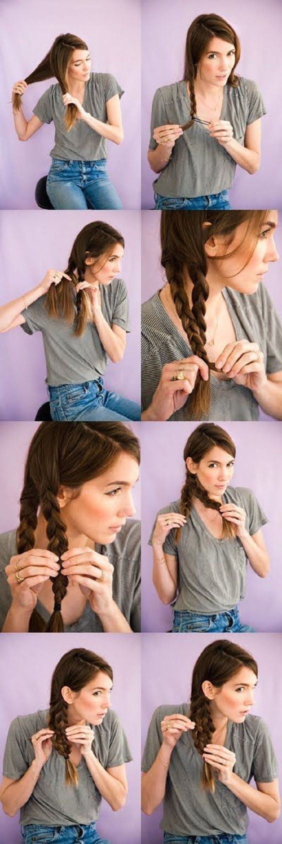 13 Step by Step Hair Tutorials to Style a Mermaid Braid - Pretty Designs