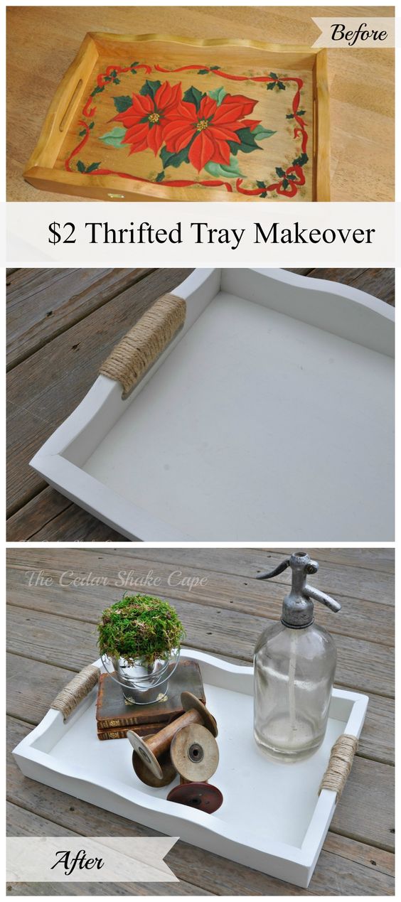15 DIY Projects to Make a Serving Tray - Pretty Designs