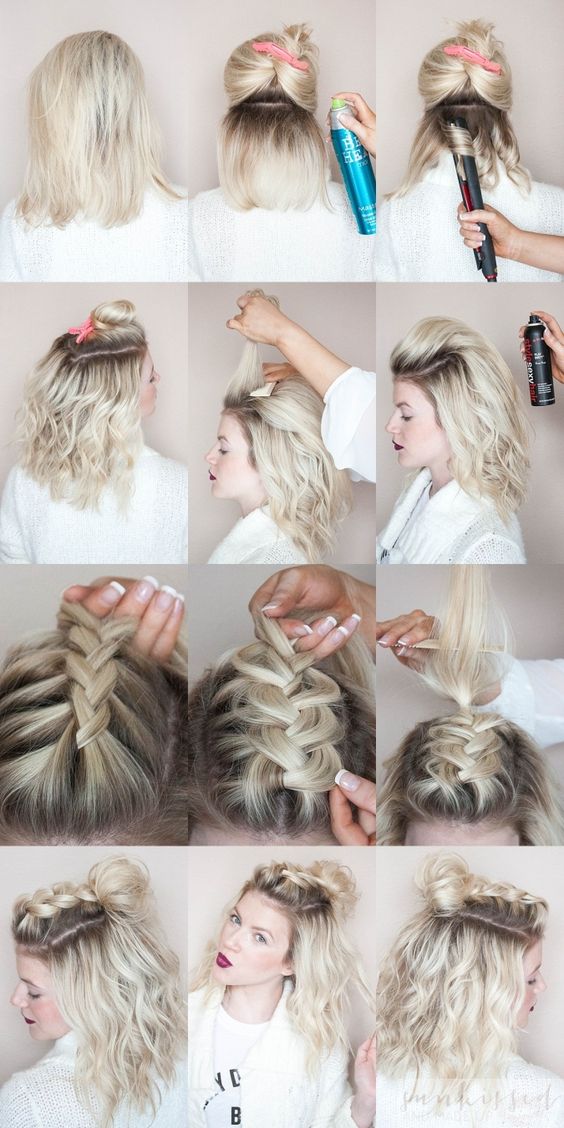 15 Hair Tutorials for Bobs - Pretty Designs