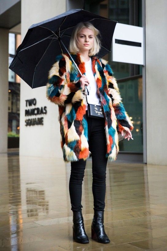 10 Ideas to Put on Colorful Coats - Pretty Designs