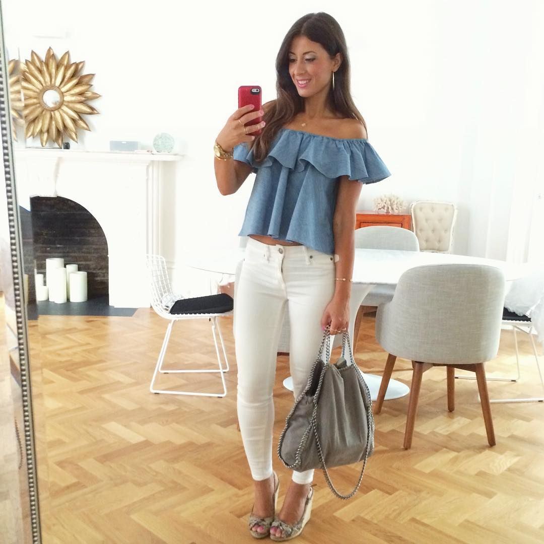 How to Pull Off Off The Shoulder Shirts - Pretty Designs