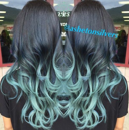 20 Sassy Blue Hair Colors - Ombre, Balayage, Dark Blue Hairstyles ...