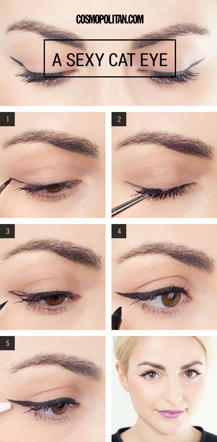 How to Get Cat Eye: A Step by Step Cat Eye Tutorial - Pretty Designs