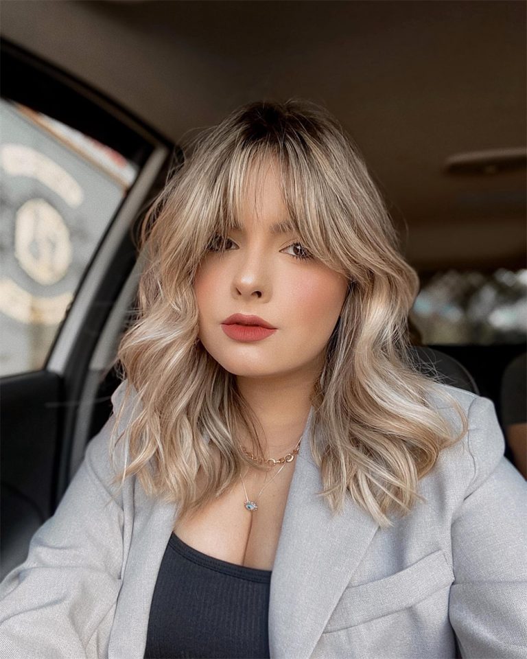 35 Best Ways to Style the Curtain Bangs - Pretty Designs